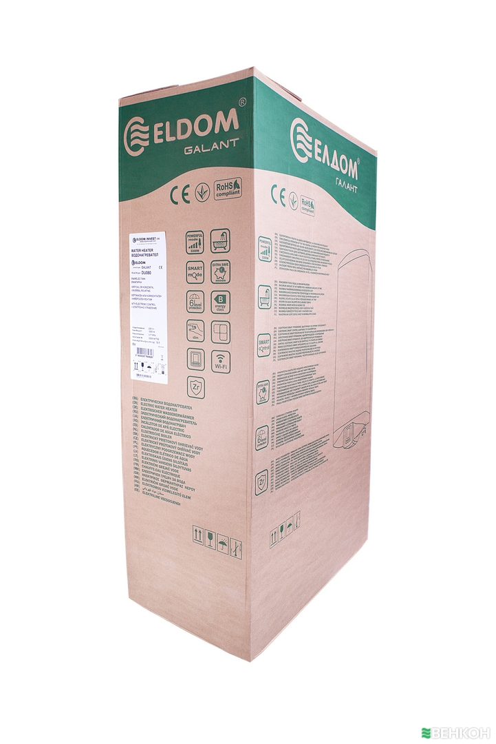 ≋ Бойлер Eldom Extra Life 10 72325NMP купить по цене 4 875 грн. в Киеве и Львове, Украина