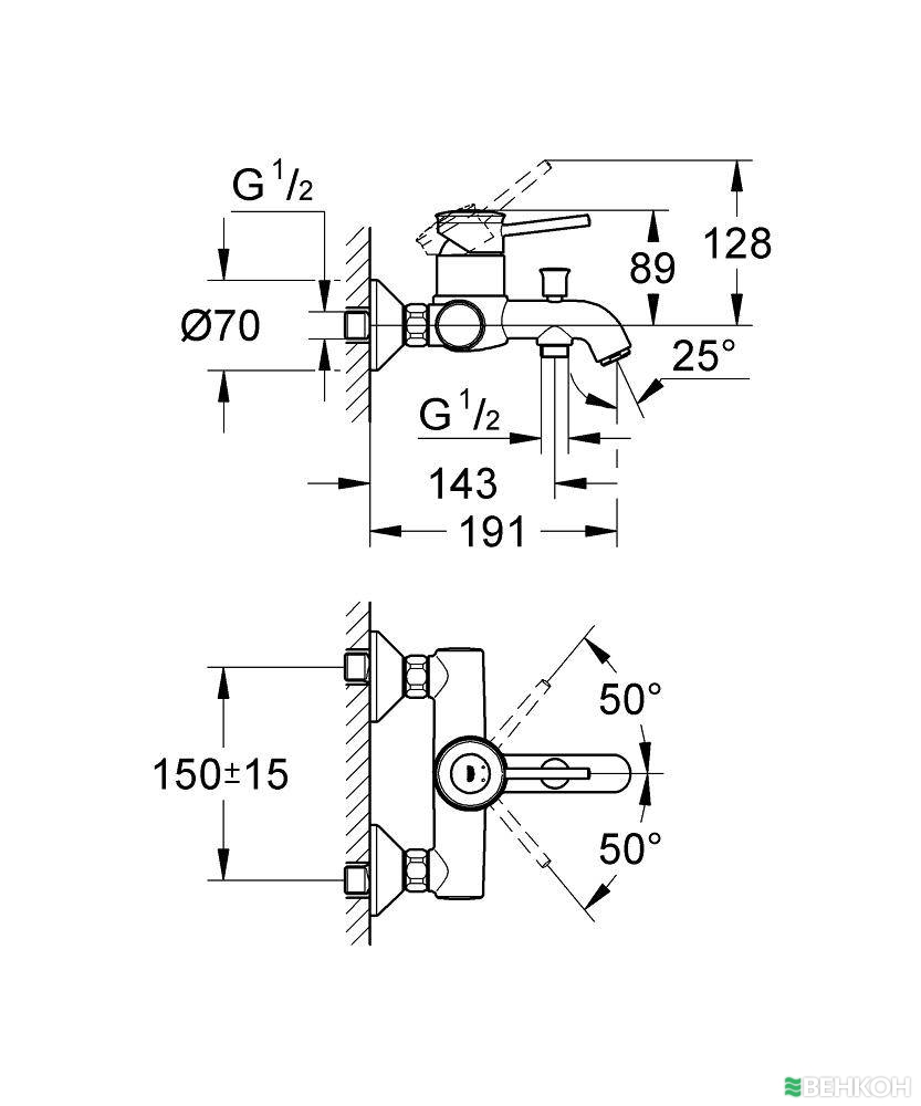 ≋ Grohe BauClassic 32865000 купить по цене 3 708 грн. в Киеве ...