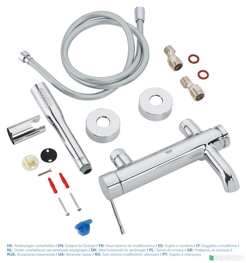 ᐉ Смеситель для ванны и душа Grohe Essence New 33628001 купить по цене ...