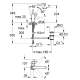 ᐉ Смеситель для умывальника Grohe Eurocube 23135000 купить по цене 12 ...
