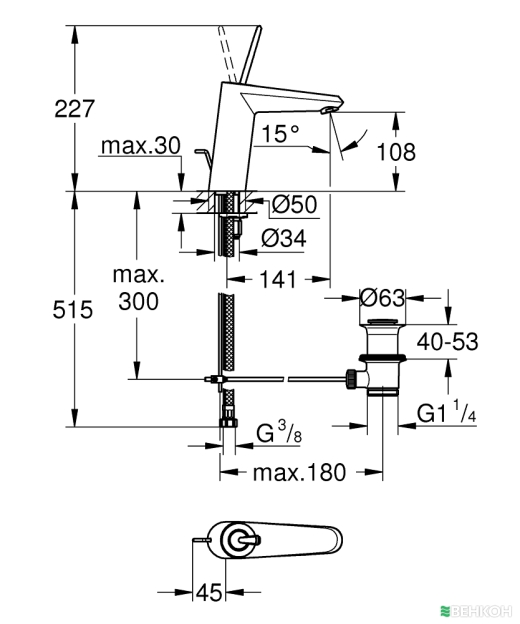 ≋ Grohe Eurodisc Joy 23427LS0 купить по цене 15 048 грн. в Киеве ...