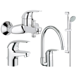 ᐉ Смеситель для умывальника Grohe Euroeco 32734000 купить по цене 1 980 ...