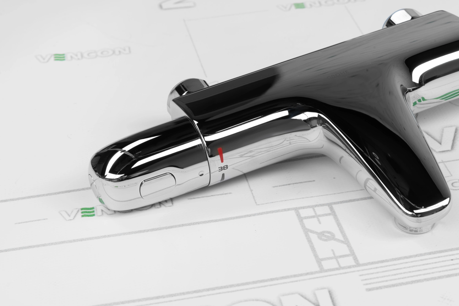 ᐉ Змішувач для ванни і душу Grohe Grohtherm 1000 34155003 купити по ...