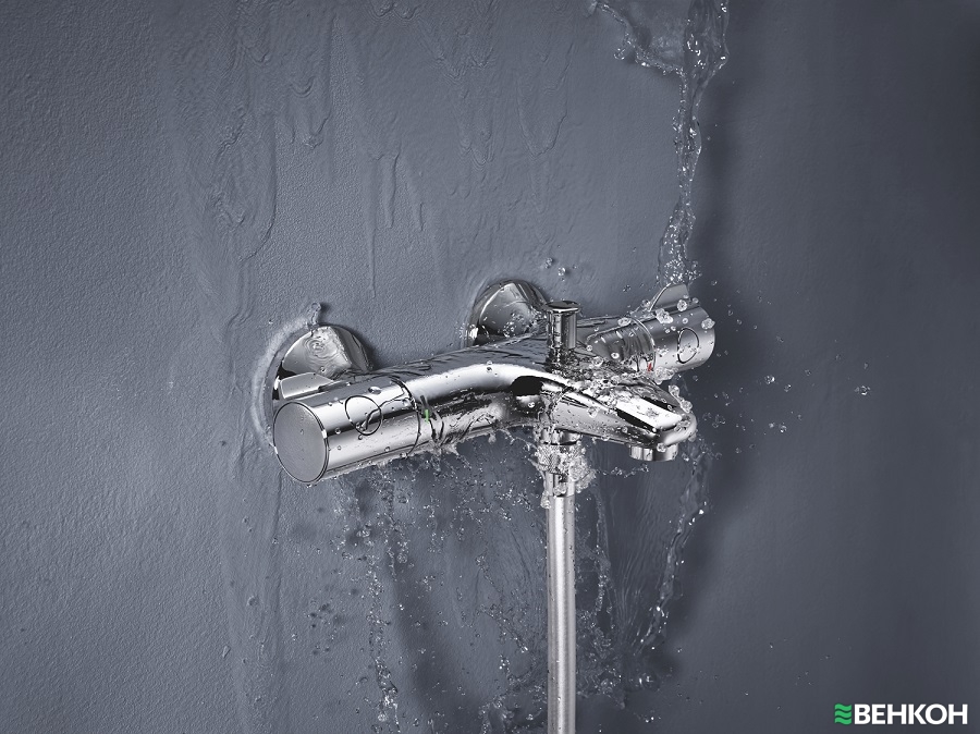 ≋ Смеситель для ванны и душа Grohe Grohtherm 800 34567000 купить по ...