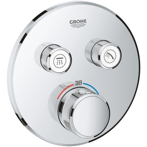 ≋ Внешняя часть смесителя Grohe Grohtherm SmartControl 29118000 купить ...