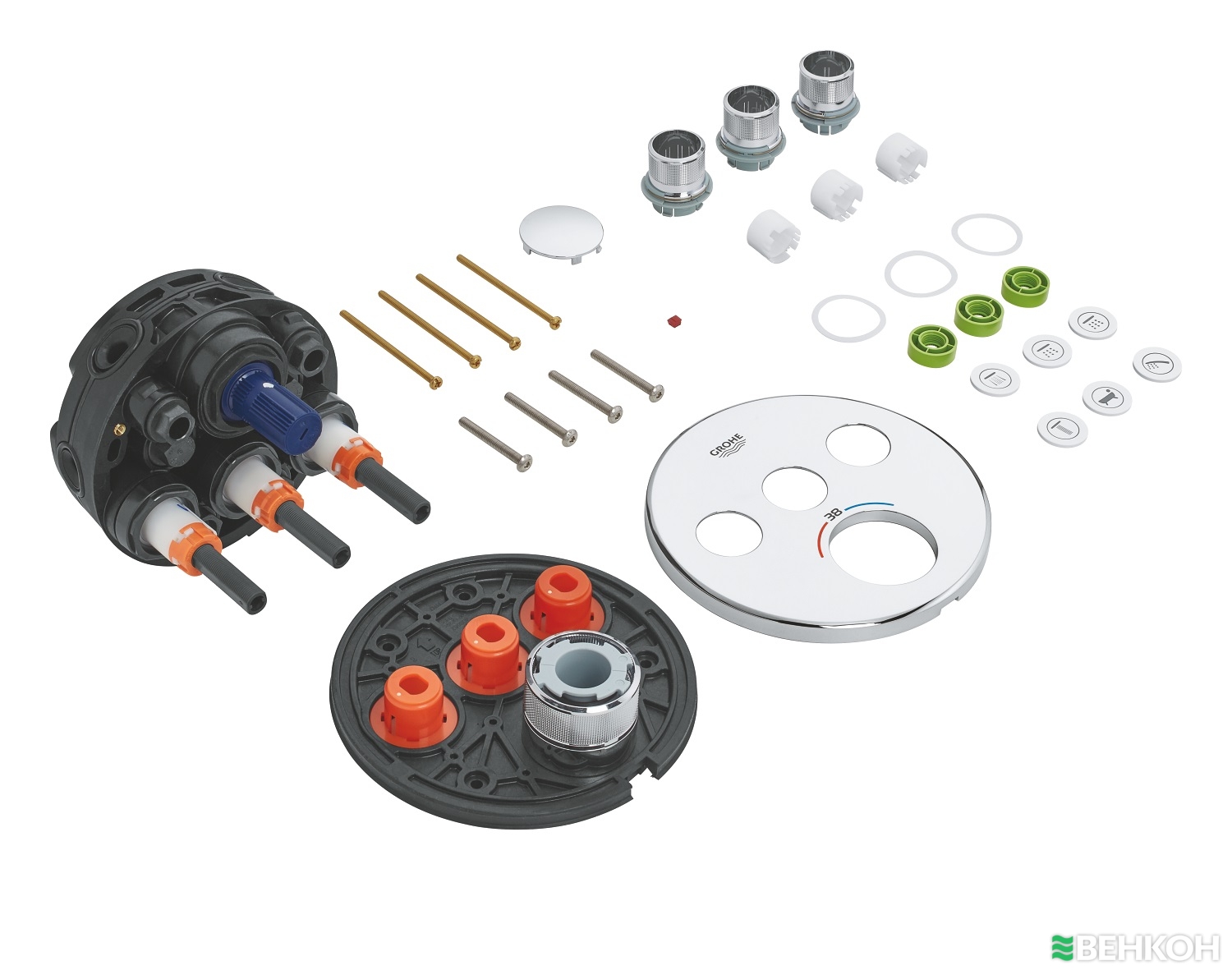 ᐉ Внешняя часть смесителя Grohe Grohtherm SmartControl 29121000 купить ...