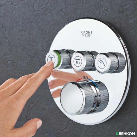 ᐉ Внешняя часть смесителя Grohe Grohtherm SmartControl 29121000 купить ...
