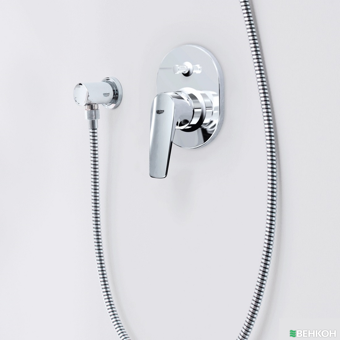 ᐉ Смеситель для ванны и душа Grohe BauFlow 29045000 купить по цене 4 ...
