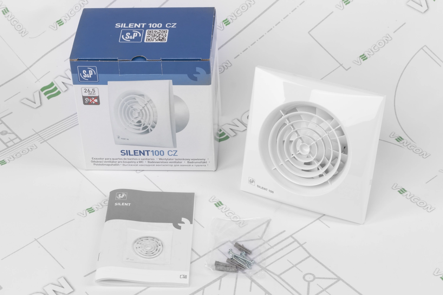 ᐉ Вытяжной вентилятор Soler&Palau Silent-100 CZ (5210400700) купить по ...