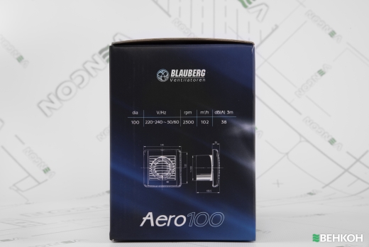 ≋ Blauberg Aero 100 H купить по цене 3 594 грн. в Киеве. Вытяжной ...