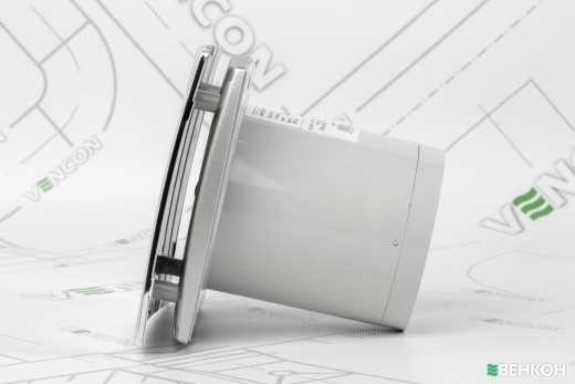 ≋ Вытяжной вентилятор Blauberg Quatro Hi-Tech Chrome 100 купить по цене ...