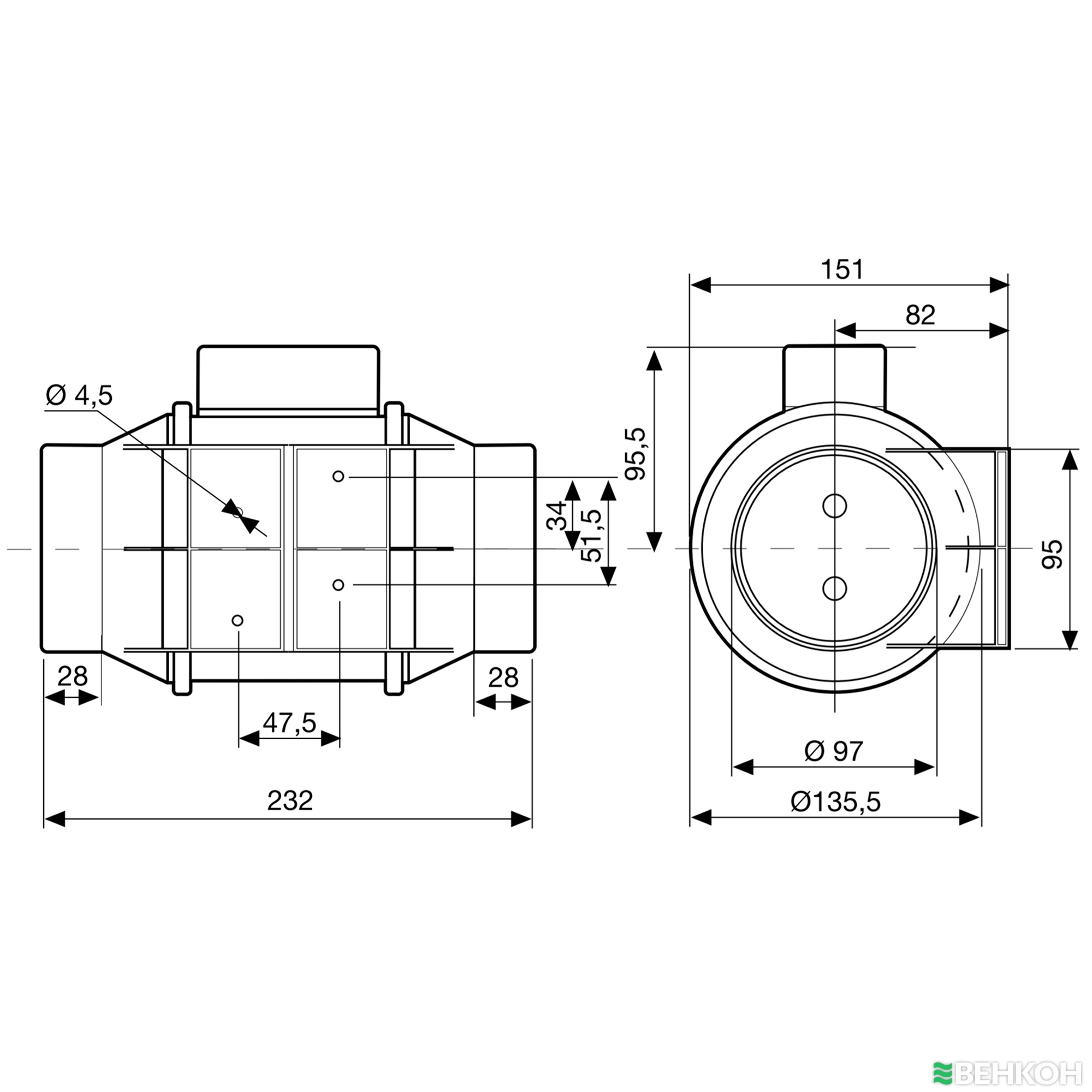 ᐉ Канальный вентилятор Soler&Palau TD-160/100 N Silent купить по цене 6 ...
