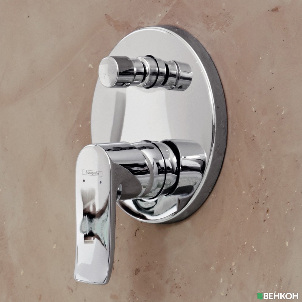≋ Внешняя часть смесителя Hansgrohe Metris 31493000 купить по цене 12 ...
