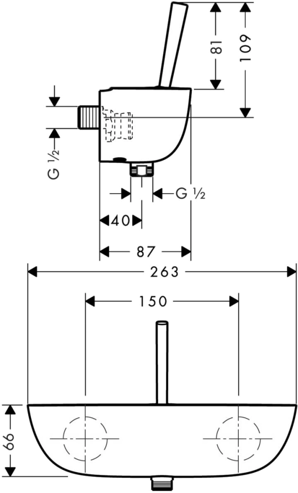 ᐉ Смеситель для душа Hansgrohe PuraVida 15672400 купить по цене 19 168 ...