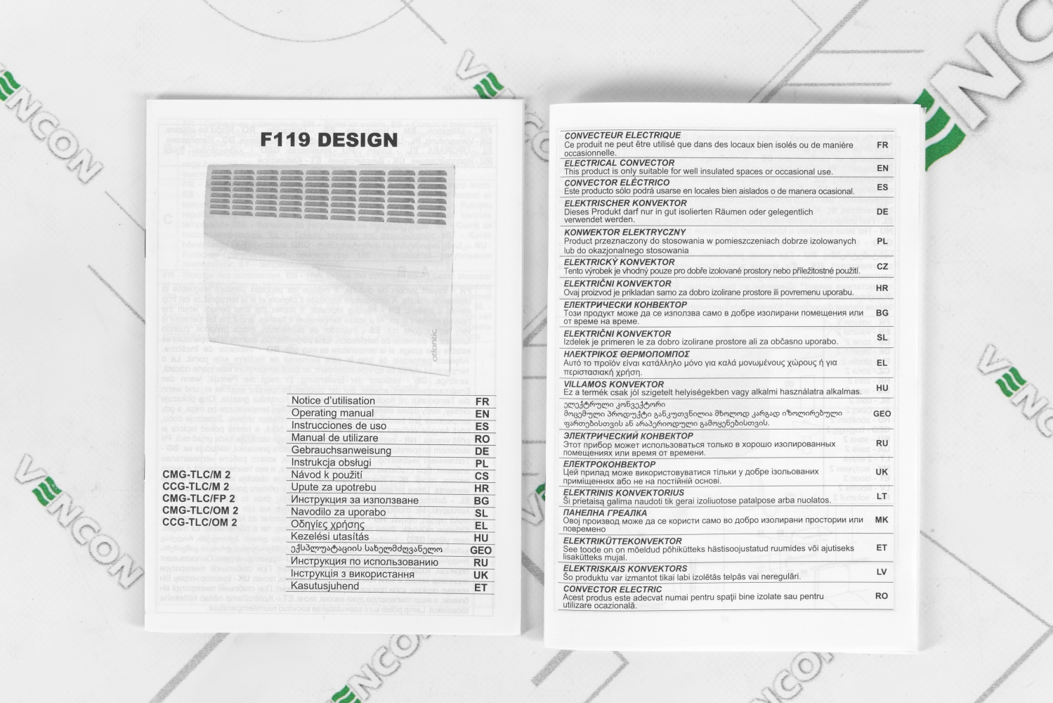 ᐉ Электрический конвектор Atlantic F119 CMG TLC/M2 2000 купить по цене ...