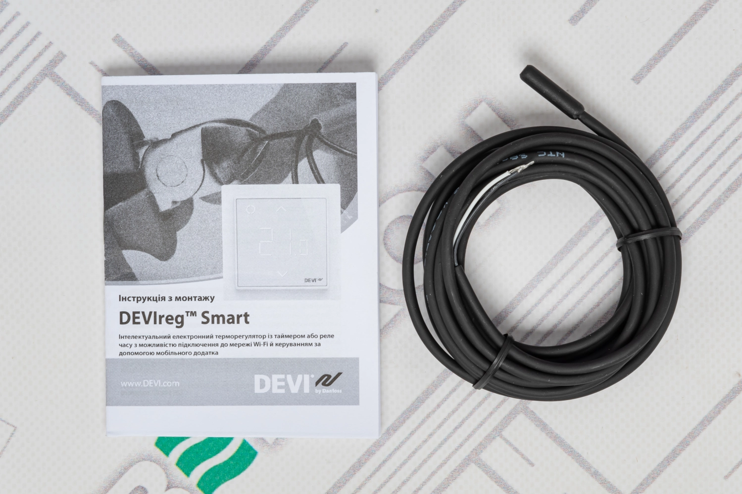 ᐉ Терморегулятор DEVI Devireg Smart Black (140F1143) купити по ціні 8 892 грн. в Києві та Львові ...