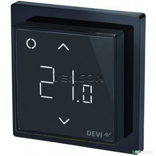 ᐉ Терморегулятор DEVI Devireg Smart Black (140F1143) купить по цене 7 ...
