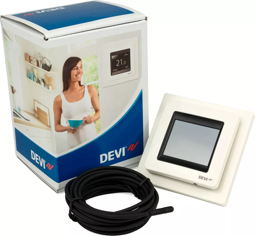 ᐉ Терморегулятор Devi DEVIreg Touch White (140F1064) купить по цене 6 ...