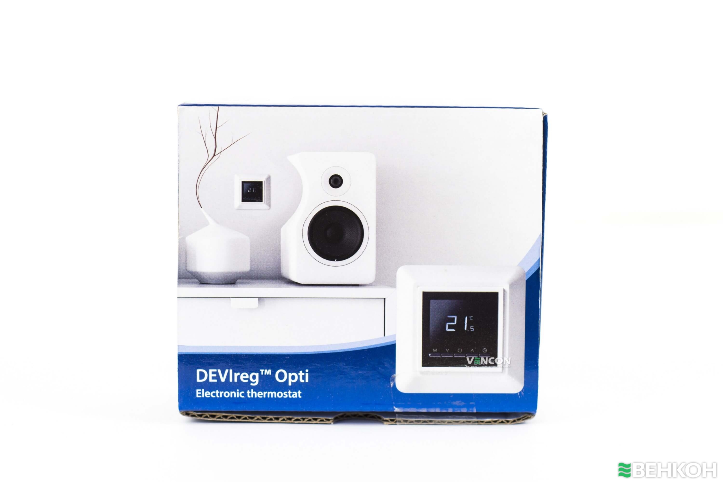 ᐉ Терморегулятор DEVI Devireg Opti (140F1055) купить по цене 4 718 грн. в Киеве и Львове, Украина