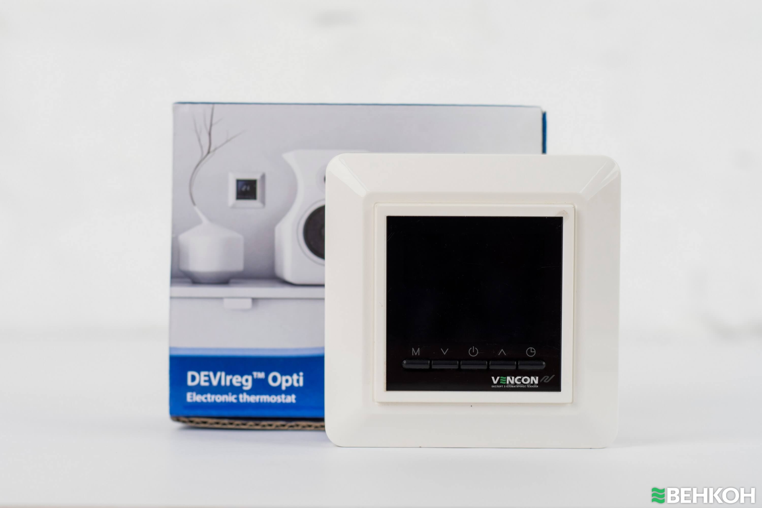 ᐉ Терморегулятор DEVI Devireg Opti (140F1055) купить по цене 4 718 грн. в Киеве и Львове, Украина