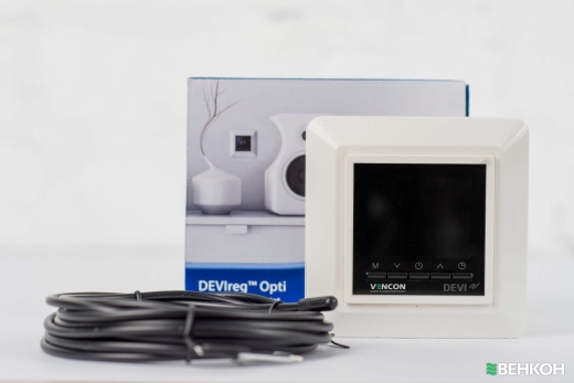 ᐉ Терморегулятор DEVI Devireg Opti (140F1055) купить по цене 4 718 грн. в Киеве и Львове, Украина