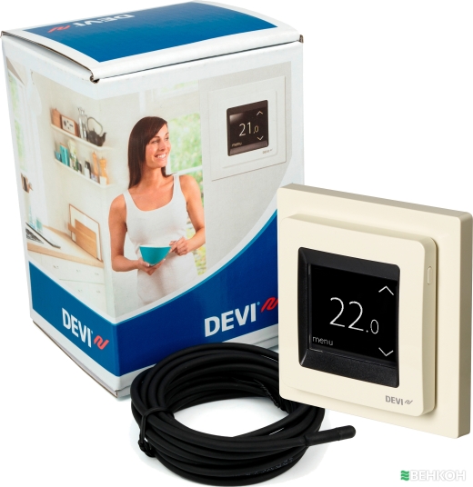 ᐉ Терморегулятор Devi DEVIreg Touch Ivory (140F1078) купить по цене 6 124 грн. в Киеве и Львове ...