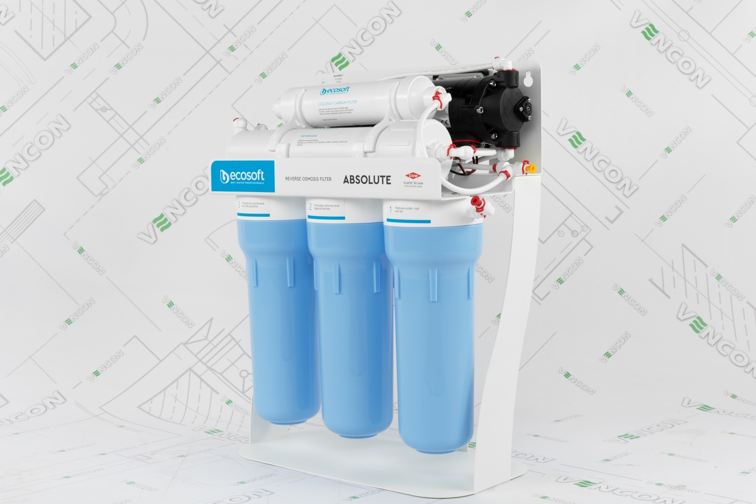 ᐉ Фильтр для воды Ecosoft Absolute MO550PSECO с помпой на станине купить по цене по запросу грн ...