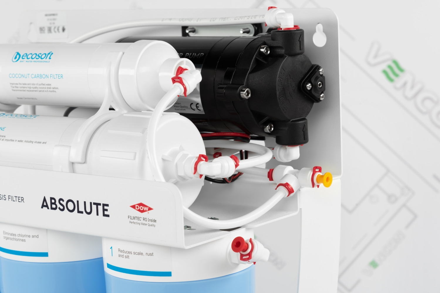 ᐉ Фильтр для воды Ecosoft Absolute MO550PSECO с помпой на станине купить по цене по запросу грн ...