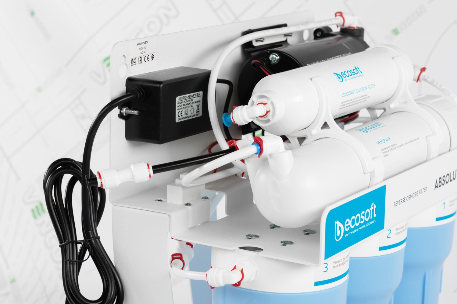 ᐉ Фильтр для воды Ecosoft Absolute MO550PSECO с помпой на станине купить по цене по запросу грн ...