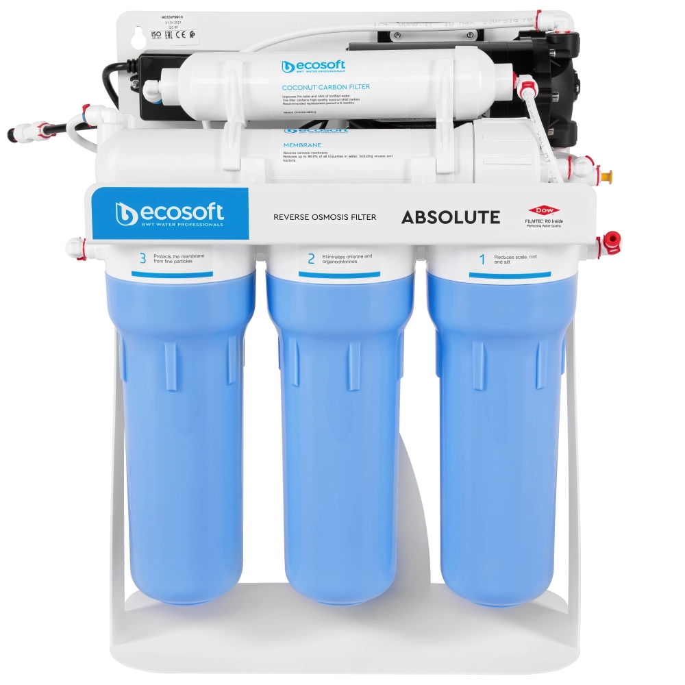 ᐉ Фильтр для воды Ecosoft Absolute MO550PSECO с помпой на станине купить по цене по запросу грн ...
