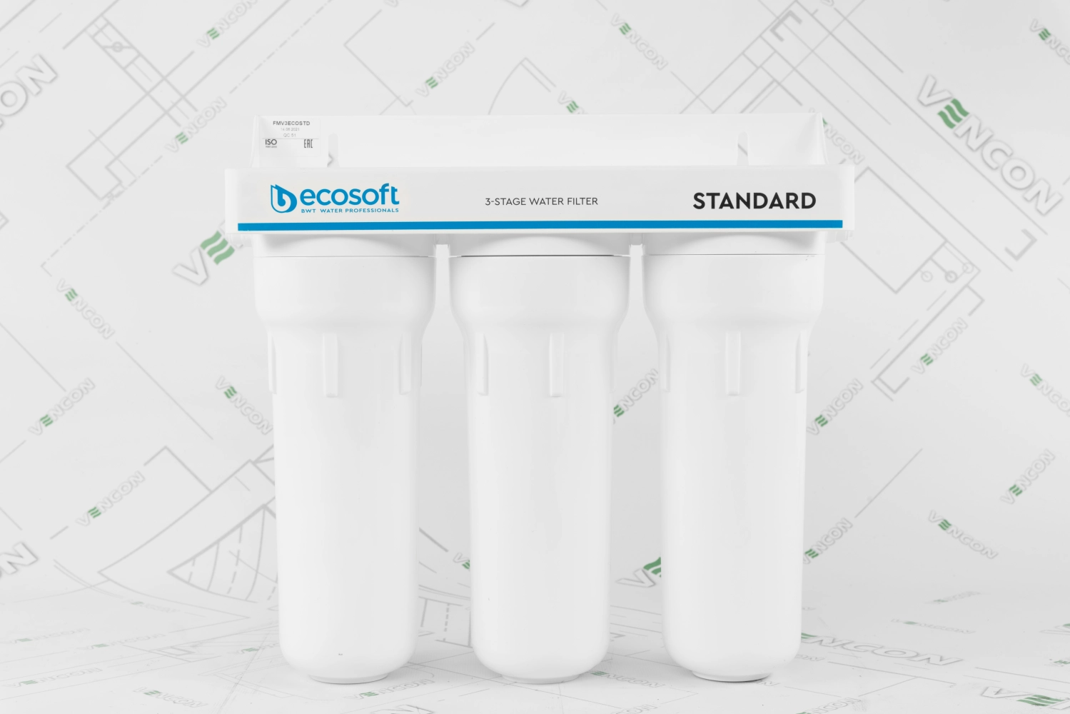 ᐉ Фільтр для води Ecosoft Standard FMV3ECOSTD купити по ціні 1 589 грн. в Києві та Львові, Україна