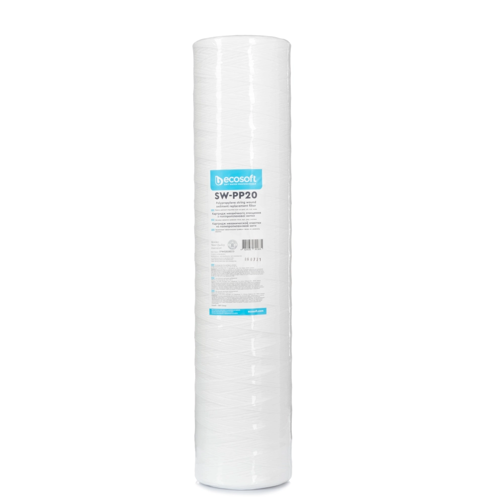 ᐉ Картридж для фильтра Ecosoft 4 5x20 20 мкм Cpn452020eco механика купить по цене 666 грн в