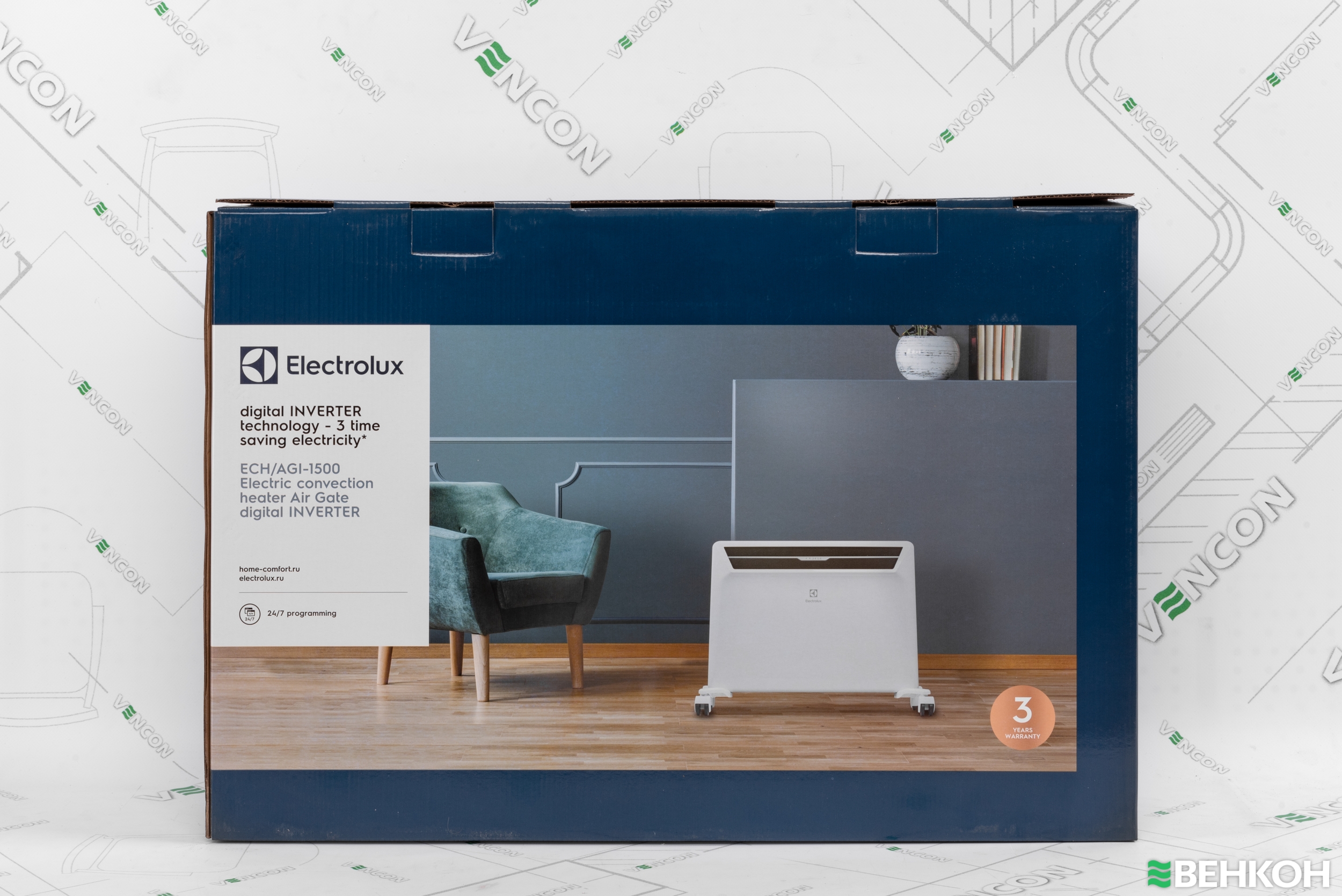 ≋ Electrolux Air Gate Digital Inverter ECH/AGI-1500 купить по цене 4 ...