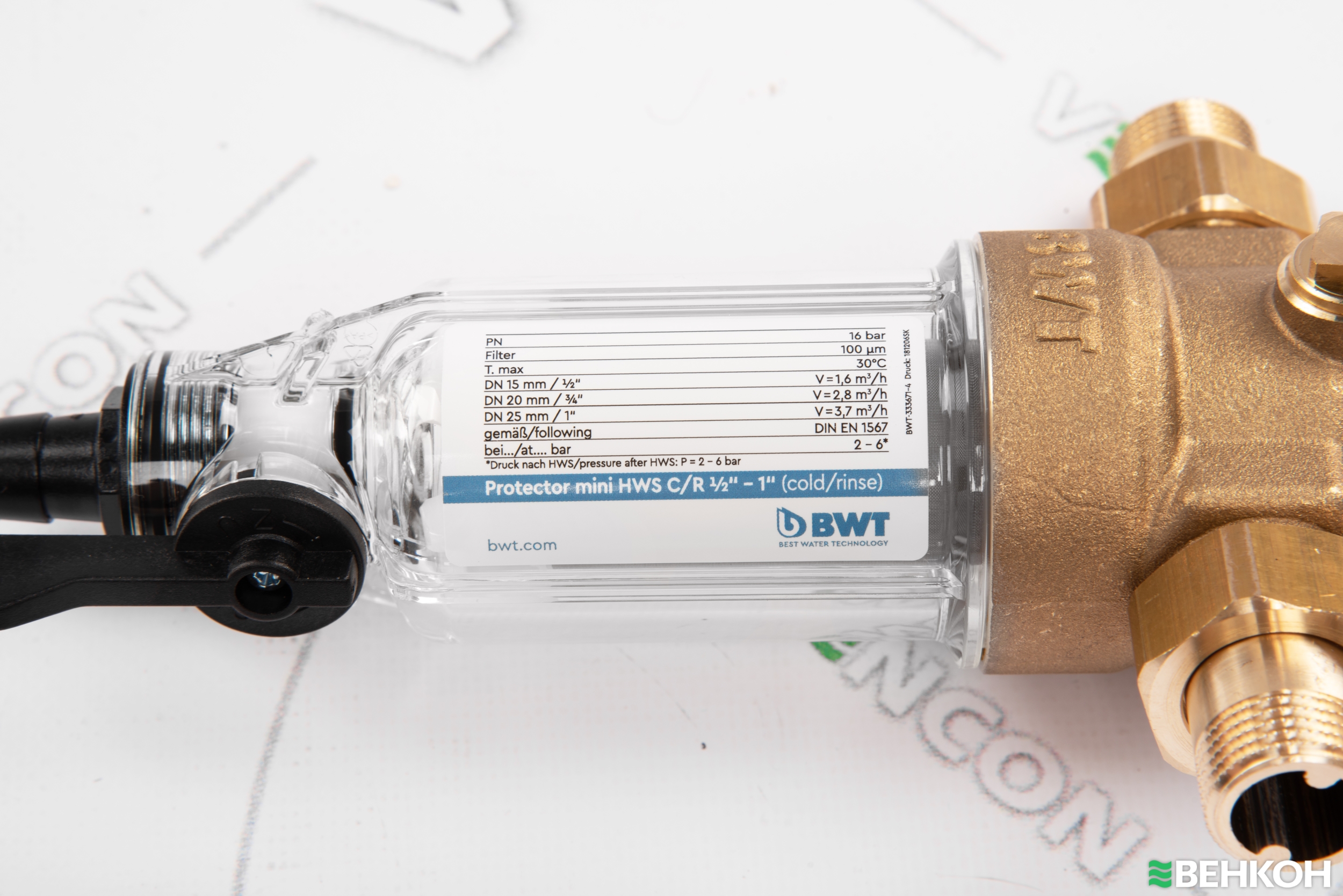 ᐉ Фильтр BWT Protector Mini HWS 1/2"CR купить по цене 3 920 грн. в Киеве и Львове, Украина