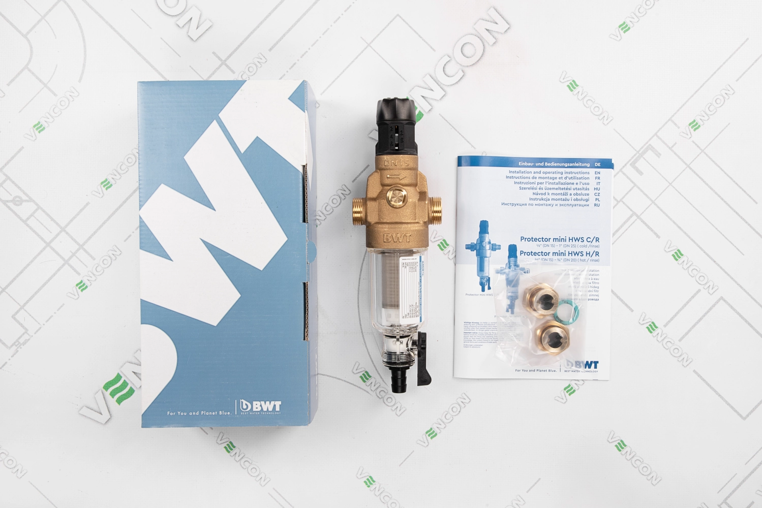 ᐉ Фильтр BWT Protector Mini HWS 1/2"CR (810548) купить по цене 4 284 грн. в Киеве и Львове, Украина