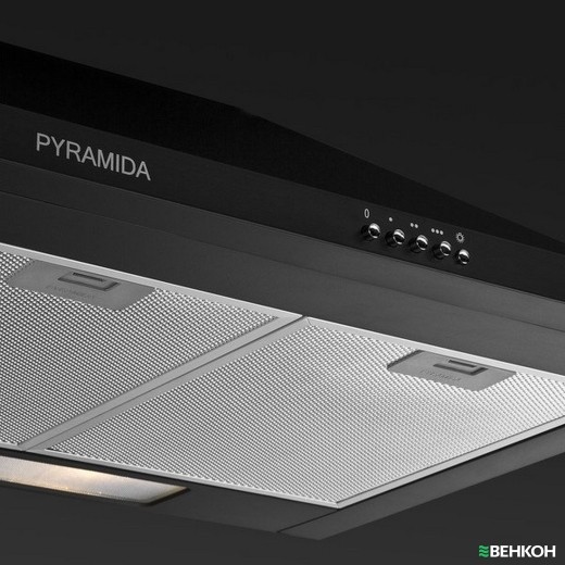 ᐉ Кухонная вытяжка Pyramida KH 50 Black купить по цене 4 892 грн. в ...