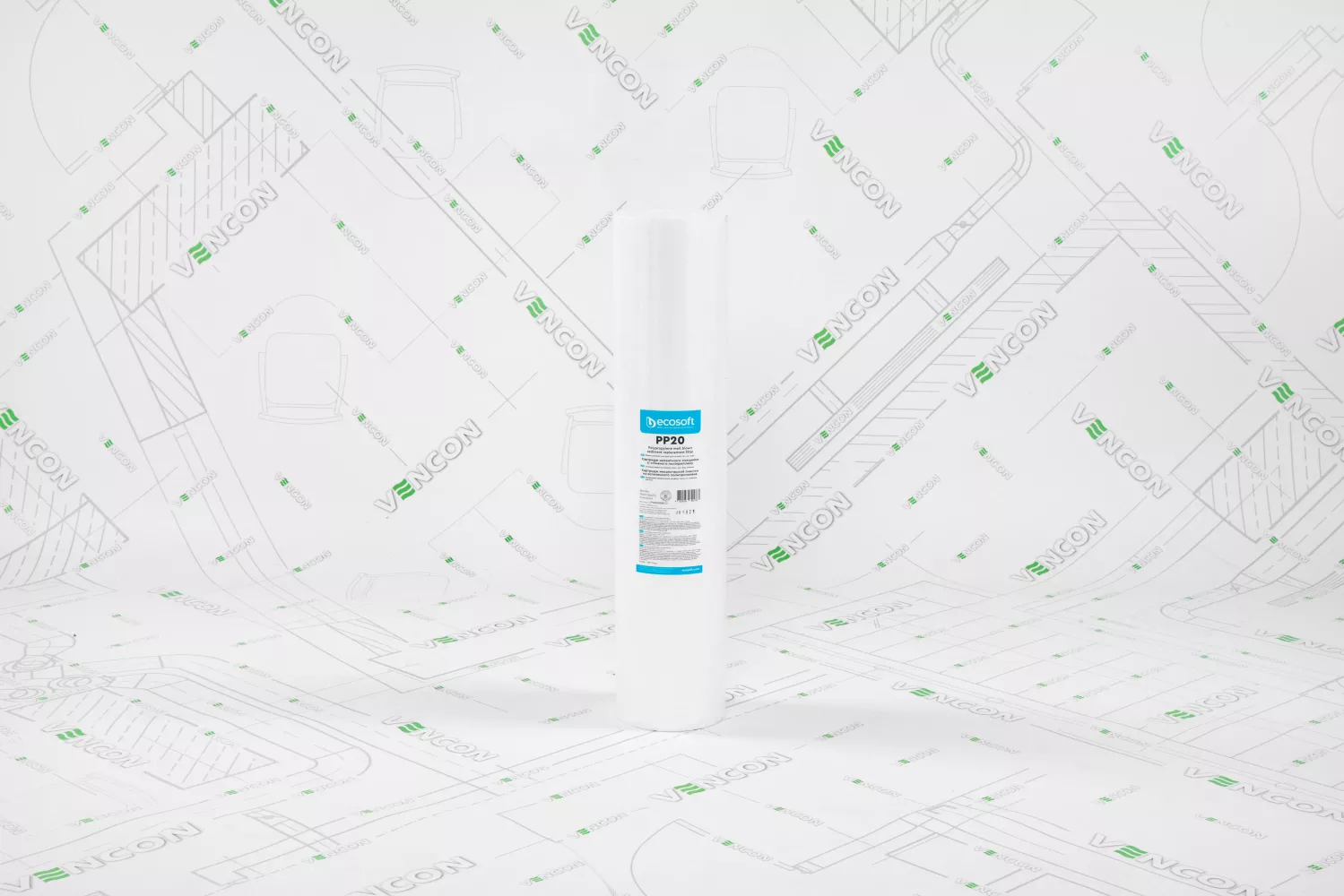 ᐉ Картридж для фильтра Ecosoft 4 5х20 20 мкм Cpv452020eco механика купить по цене 315 грн в