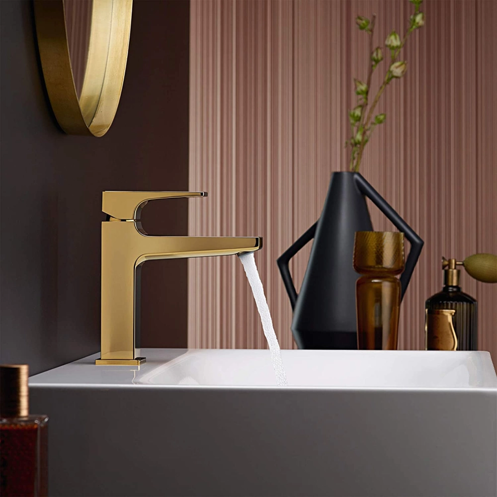 ᐉ Змішувач для умивальника Hansgrohe Metropol з зливним клапаном Push ...