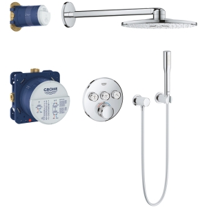 ≋ Внешняя часть смесителя Grohe Grohtherm SmartControl 29118000 купить ...