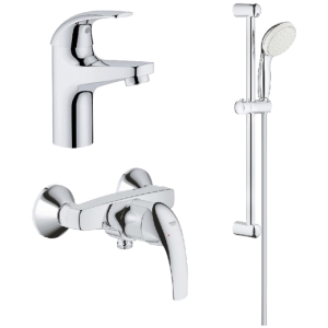 ᐉ Смеситель для умывальника Grohe BauCurve 32848000 купить по цене 3 240 грн. в Киеве и Львове ...