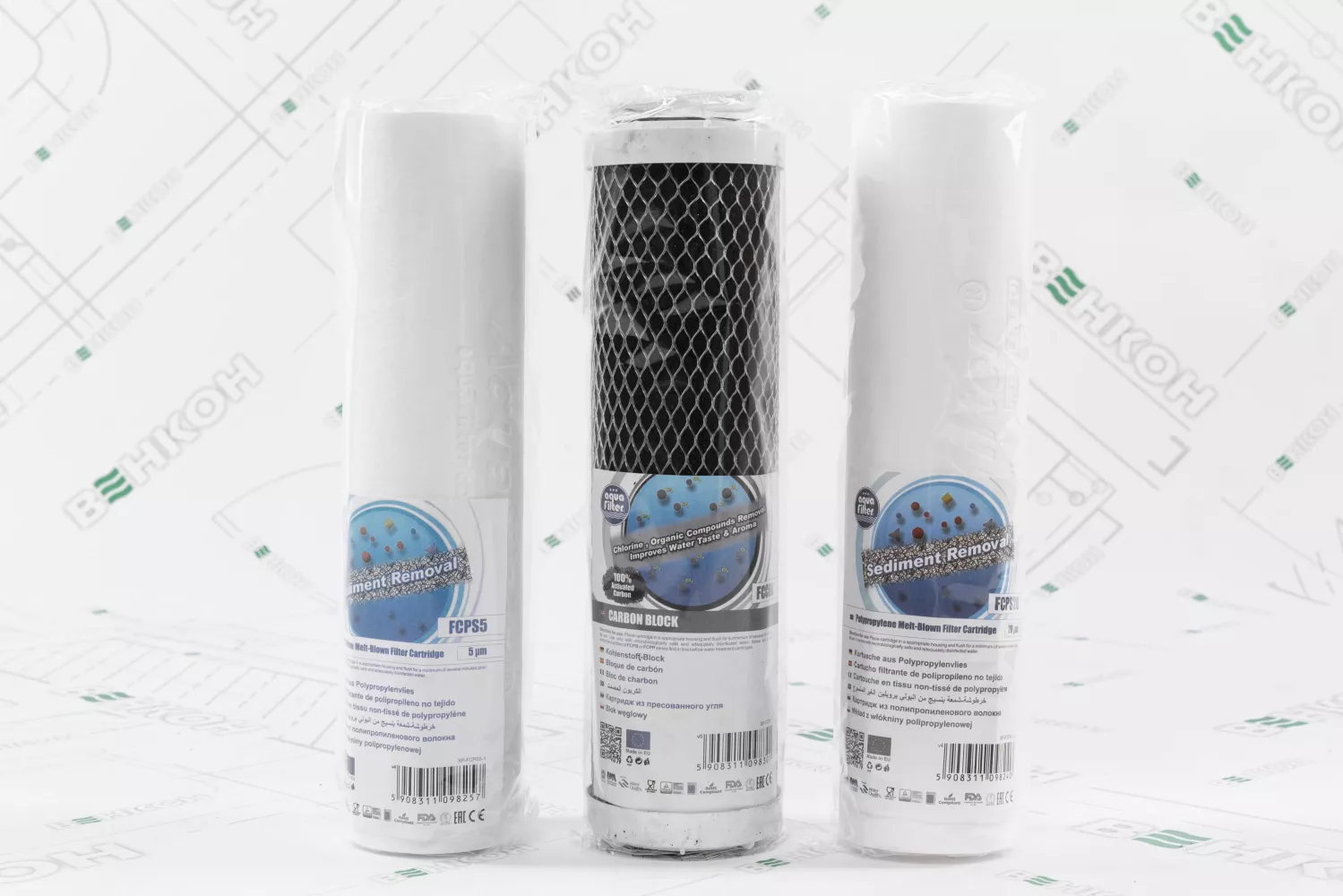 ᐉ Картриджі для фільтра Aquafilter FP3-CRT купити по ціні 304 грн. в ...