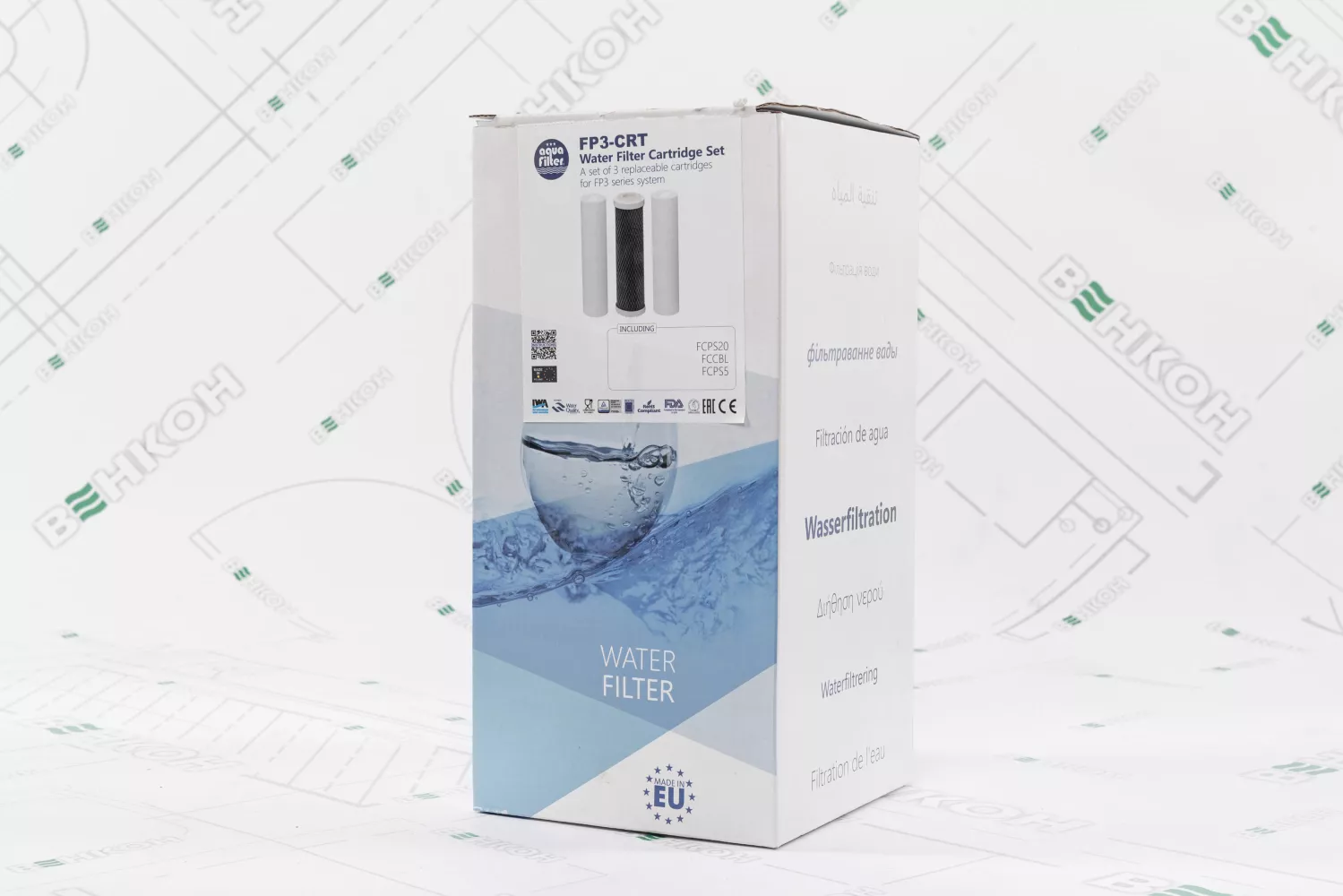 ᐉ Картриджі для фільтра Aquafilter FP3-CRT купити по ціні 304 грн. в ...