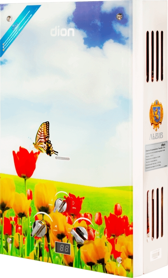 ᐉ Газовая колонка Dion JSD-10 Тюльпан купить по цене по запросу грн. в Киеве и Львове, Украина