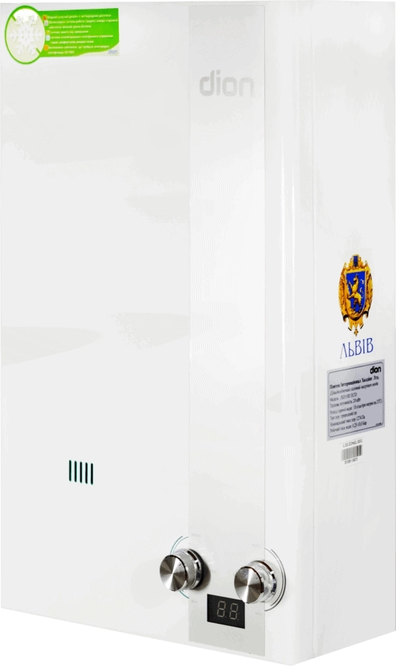 ᐉ Газовая колонка Dion JSD-10 Турбо купить по цене по запросу грн. в Киеве и Львове, Украина