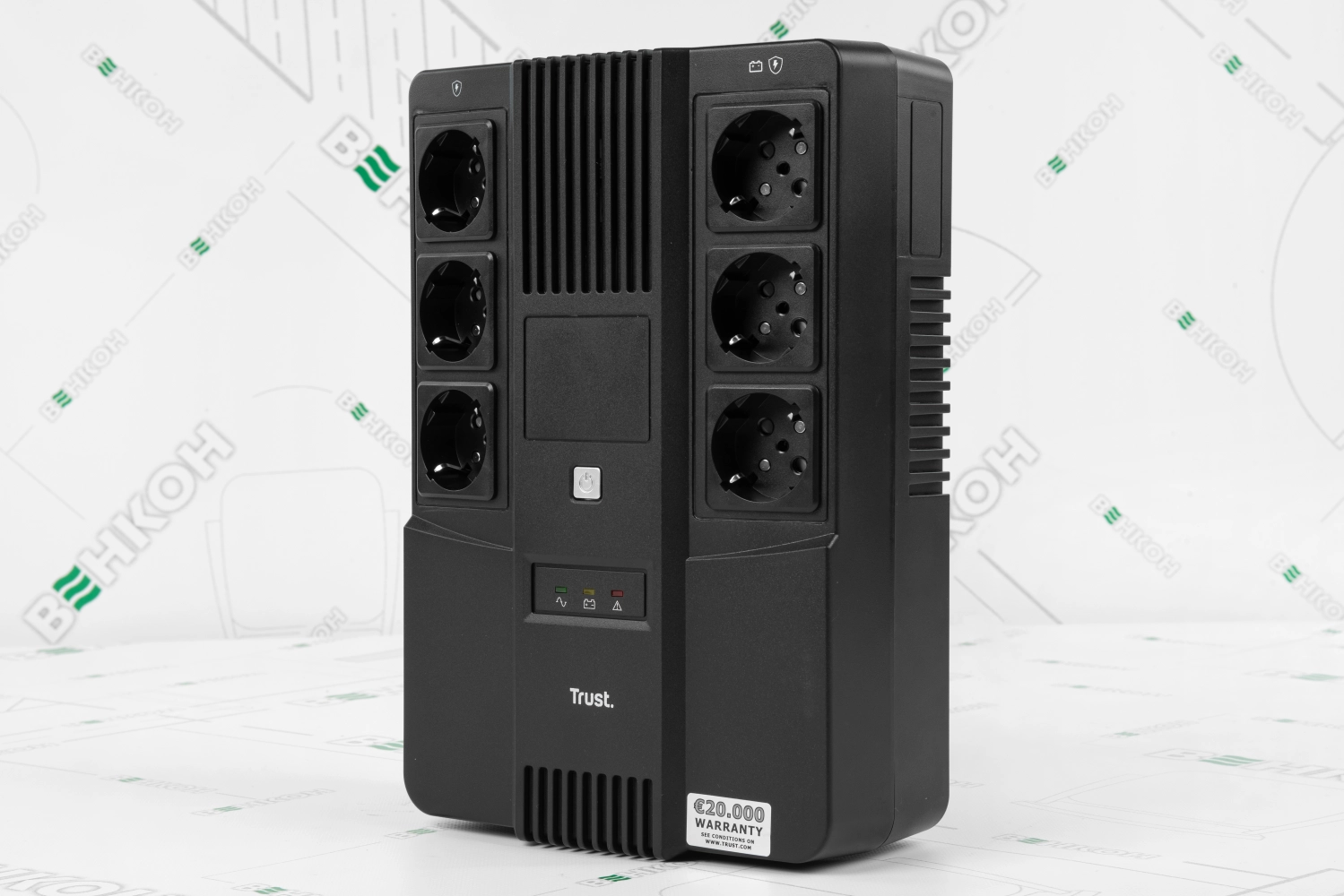 ᐉ Источник бесперебойного питания Trust Maxxon 800VA UPS купить по цене ...