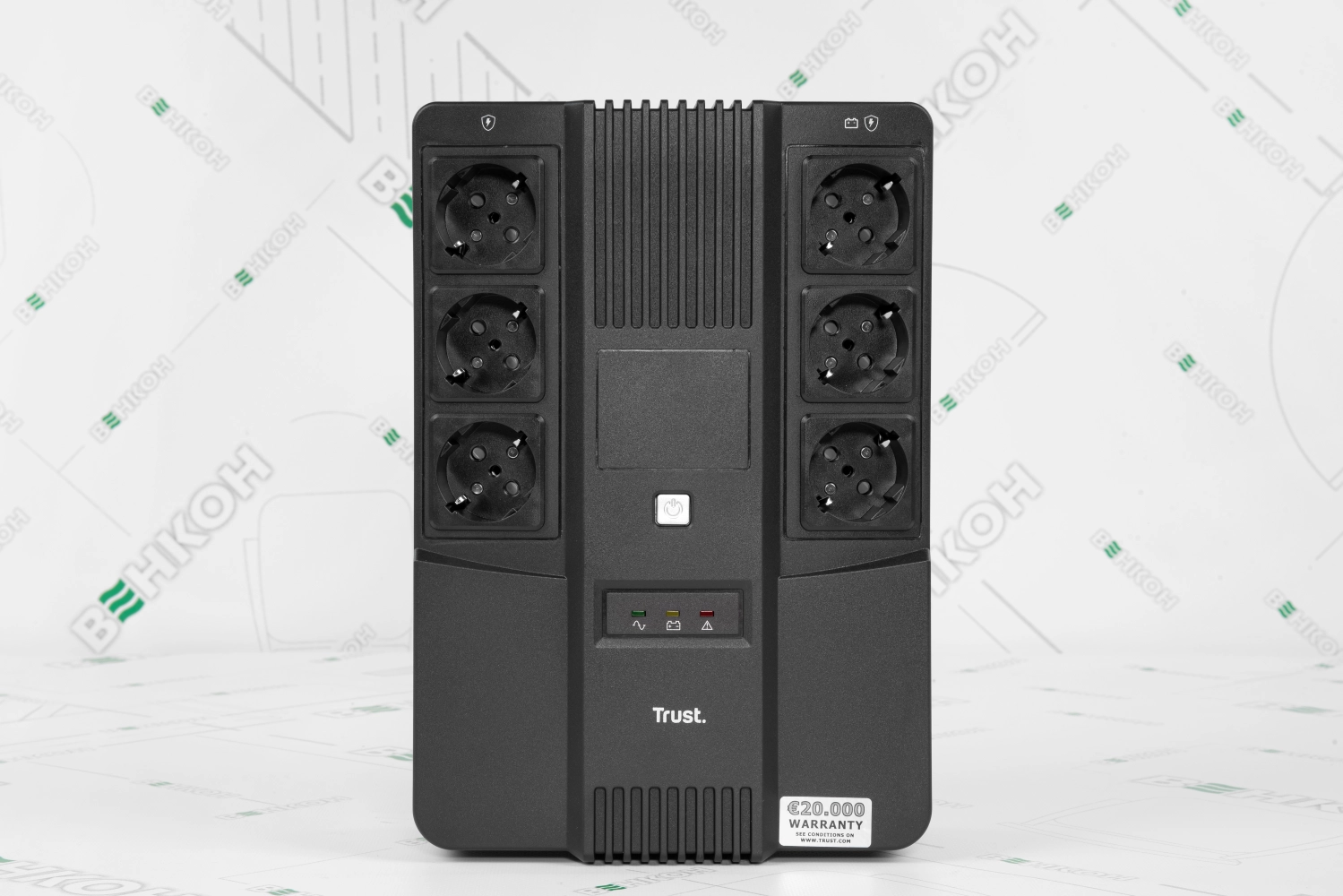 ᐉ Источник бесперебойного питания Trust Maxxon 800VA UPS купить по цене ...