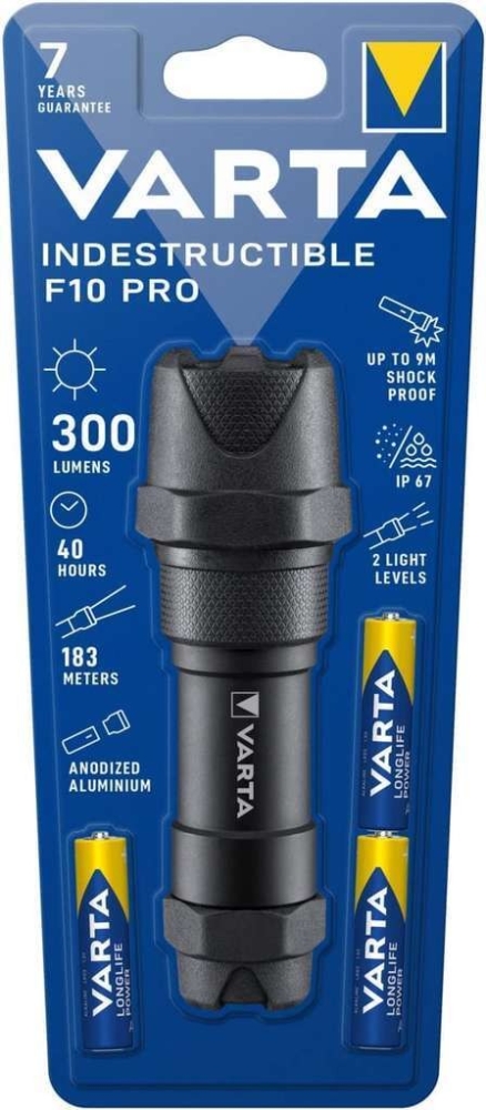 ᐉ Світлодіодний ліхтарик Varta Indestructible F10 Pro купити по ціні 1 ...