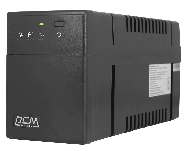 ᐉ Источник бесперебойного питания Powercom BNT-600A/600VA/360W купить по цене 3 660 грн. в Киеве ...
