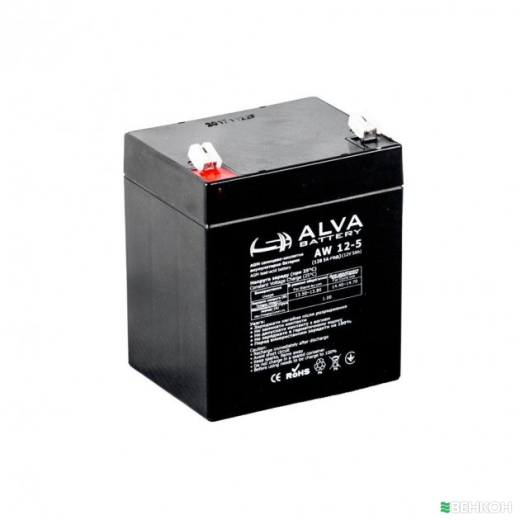 ᐉ Акумулятор гелевий Alva Battery AW12-5 купити по ціні 630 грн. в ...