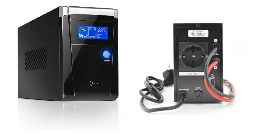 ᐉ Джерело безперебійного живлення Ritar RTSW-600 LCD купити по ціні 4 000 грн. в Києві та Львові ...